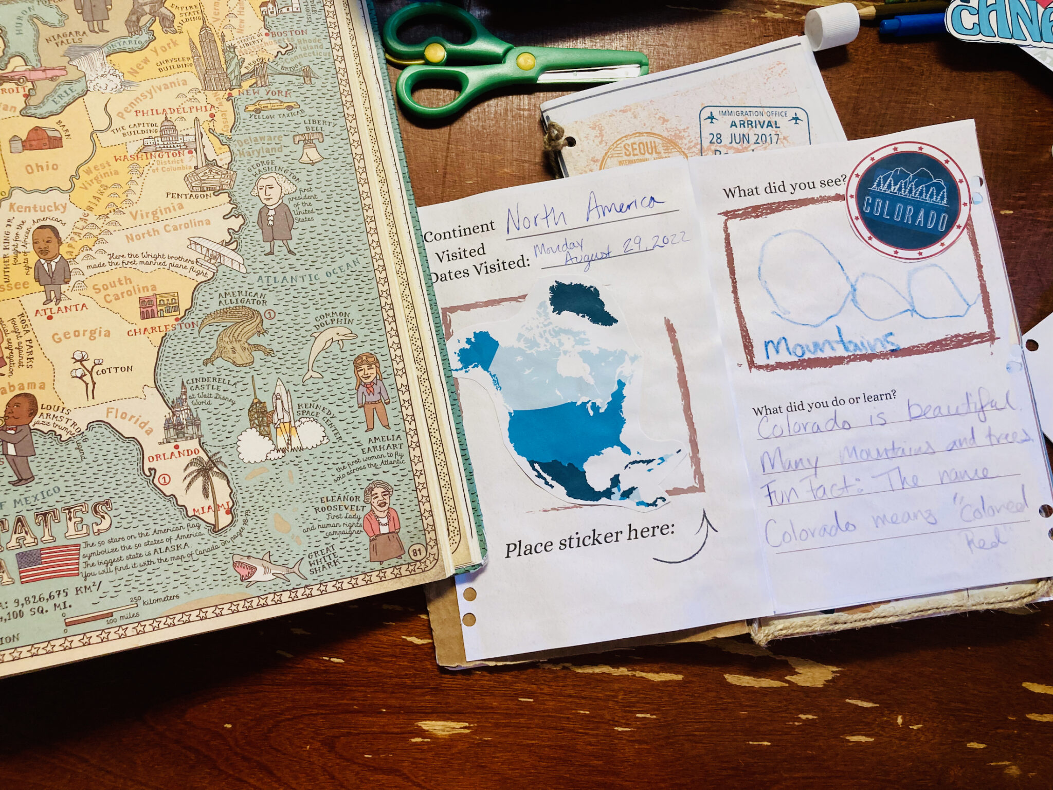 Printable Passport For Kids: How To Make A Travel Scrapbook ...