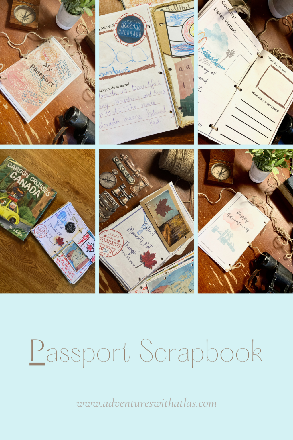 Printable Passport For Kids: How To Make A Travel Scrapbook ...